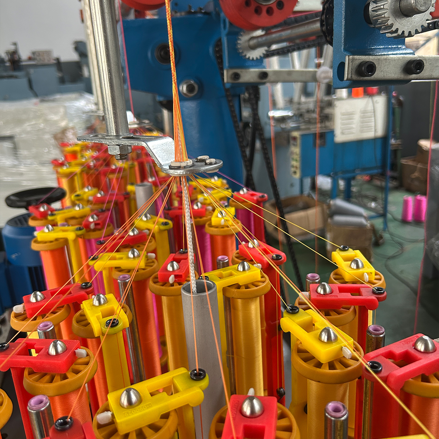 Amazing! JY-16-4 High-Speed Braiding Machine Increases Output 500% ...